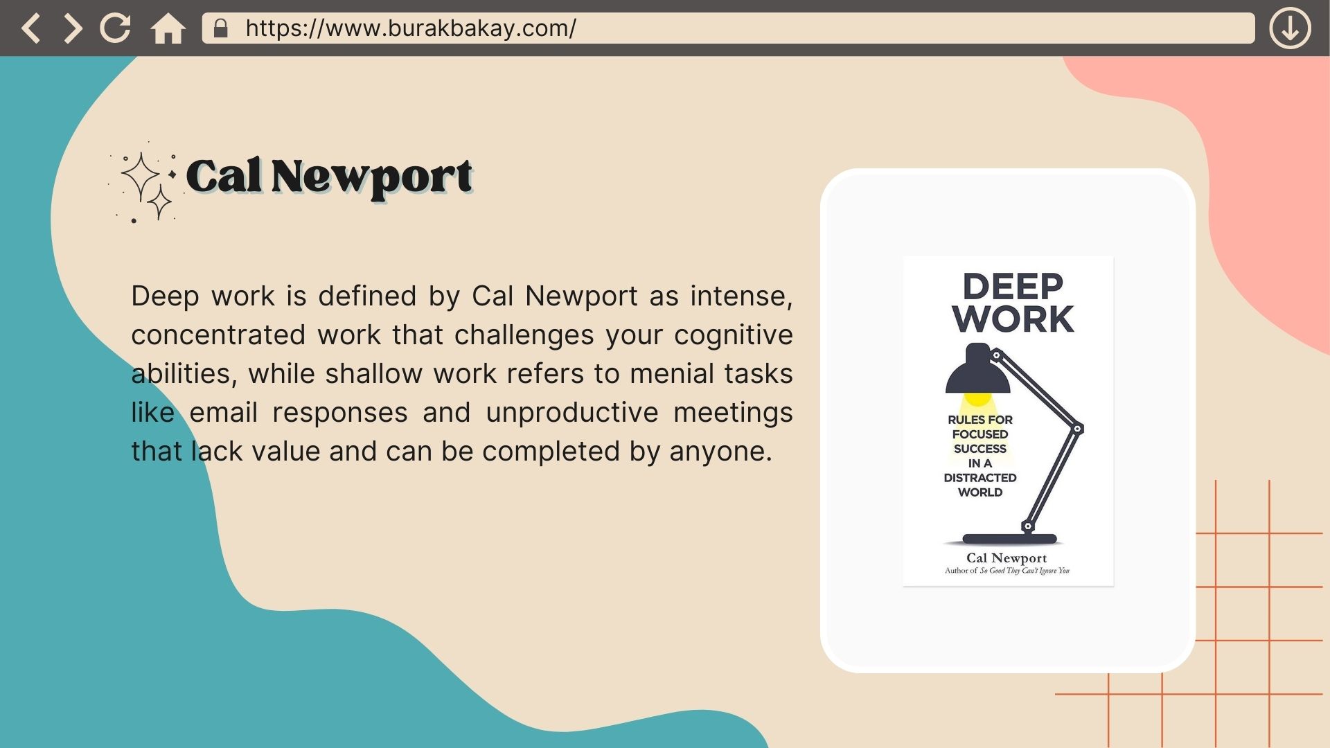 Book Summary of Deep Work by Cal Newport – Burak Bakay