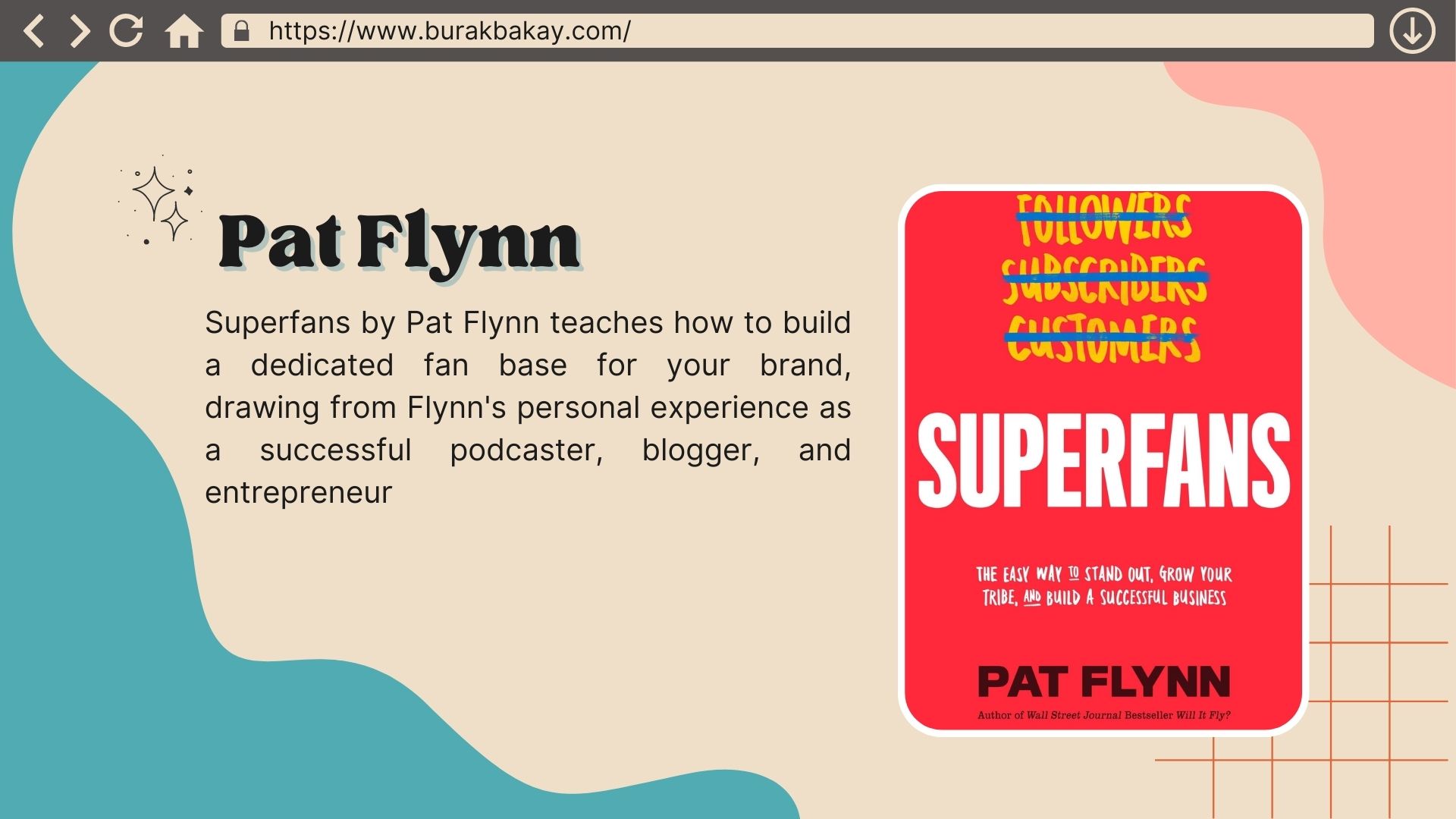 Book Summary of Superfans by Pat Flynn – Burak Bakay